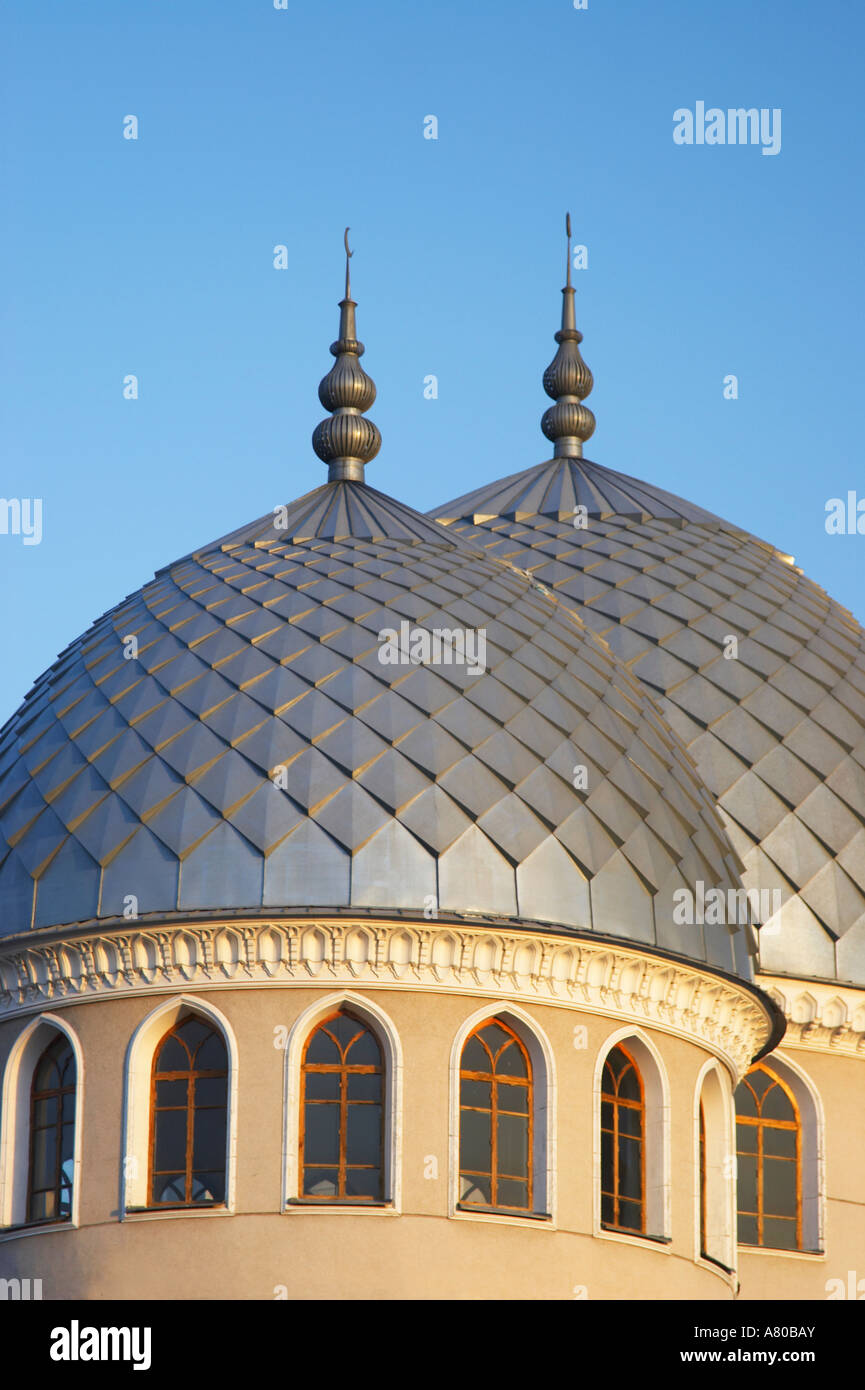 Domes Of Friday Mosque Stock Photo - Alamy