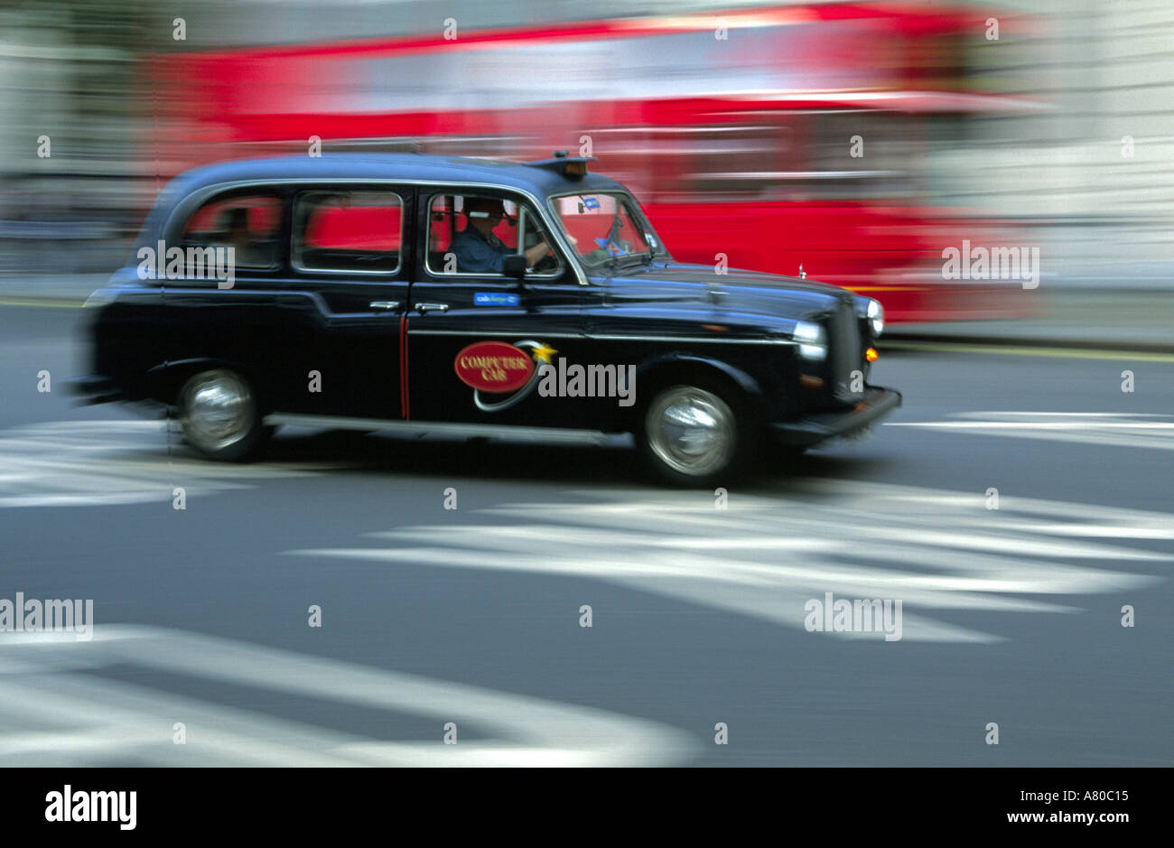 Black cab London UK Stock Photo - Alamy