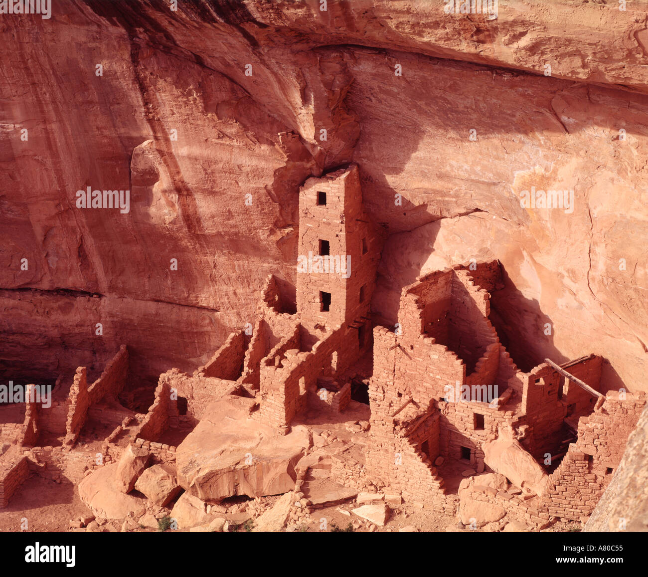 Square Tower House at Mesa Verde National Park Colorado Stock Photo - Alamy