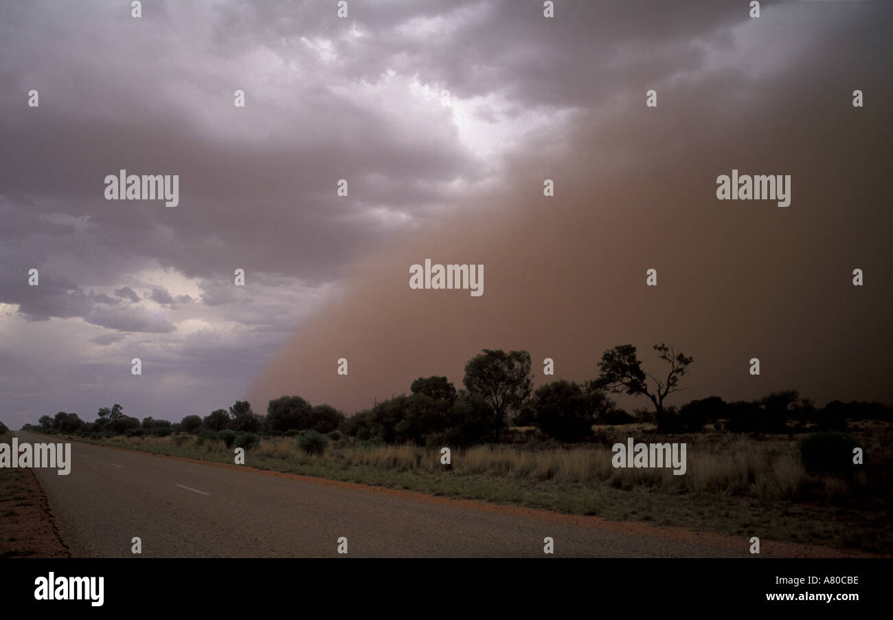 Sand Storm in Central Australia Stock Photo - Alamy