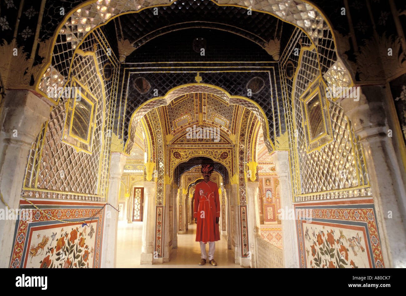 India, Rajasthan, Samode village, Samode Palace Hotel Stock Photo ... India, Rajasthan, Samode village, Samode Palace Hotel Stock Photo ...