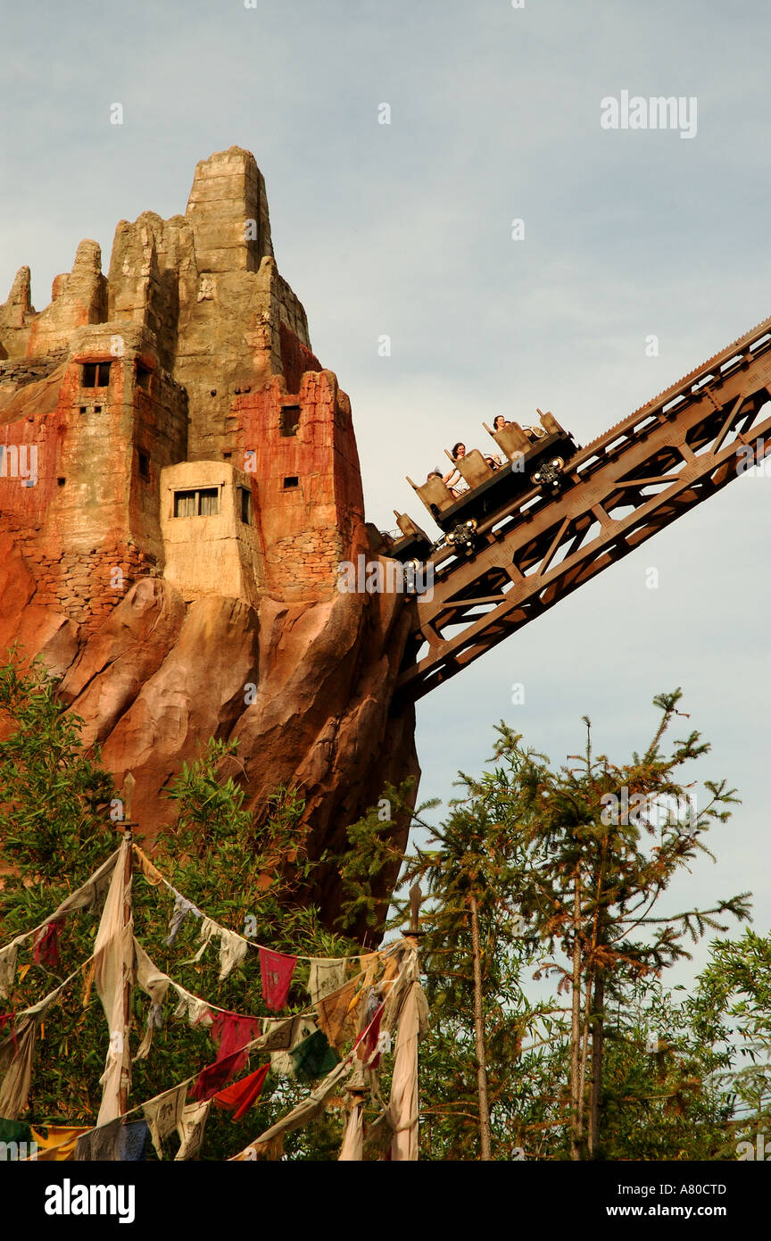 Walt Disney World Expedition Everest rollercoaster ride Stock Photo - Alamy