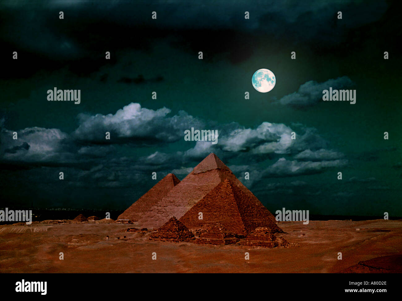 Pyramids On The Moon Unedited Images