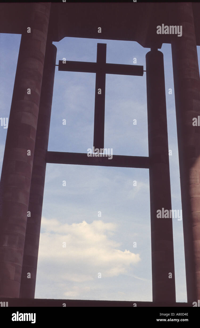 Coventry cathedral cross Stock Photo - Alamy