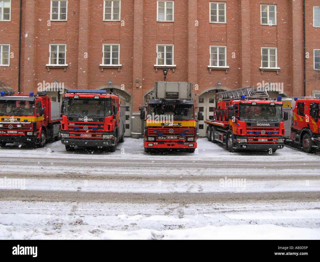 Fire brigade, Stockholm Stock Photo - Alamy