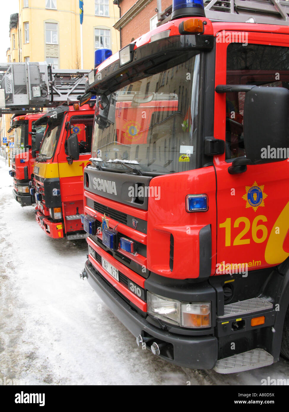 Emergency services vehicle. Sweden Stock Photo - Alamy