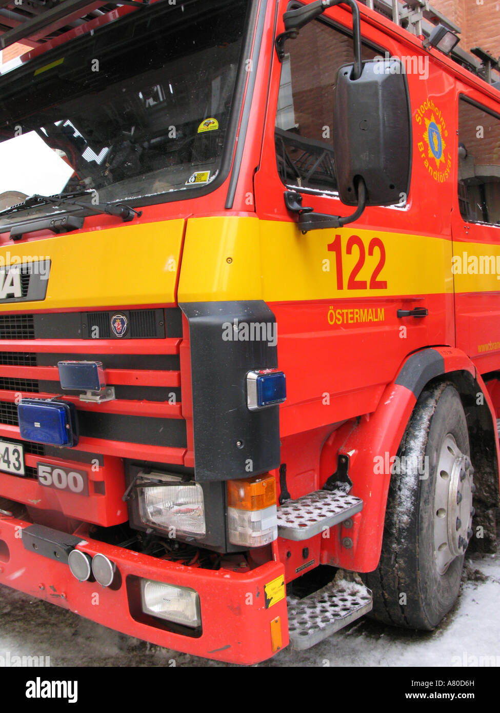 Emergency services vehicle. Sweden Stock Photo - Alamy