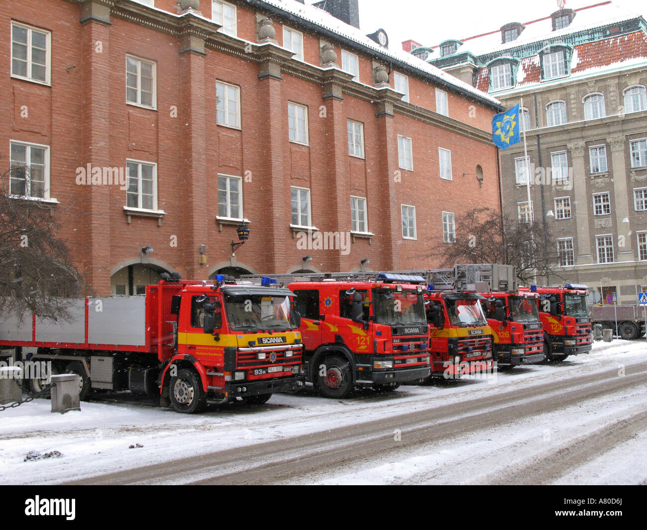 Fire brigade. Sweden Stock Photo - Alamy