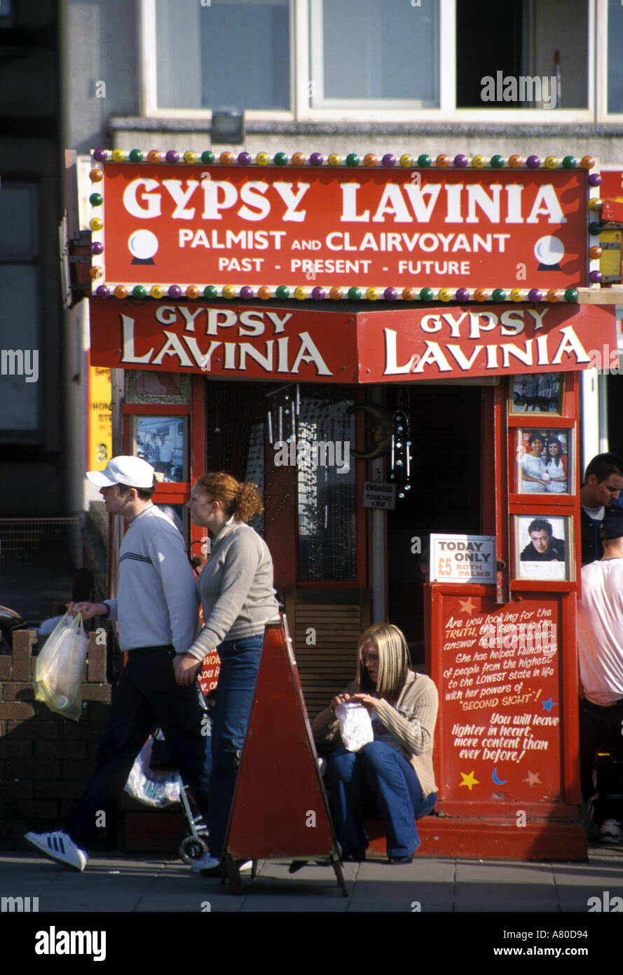 Ubiquitous Gypsy Stall Blackpool Stock Photo - Alamy