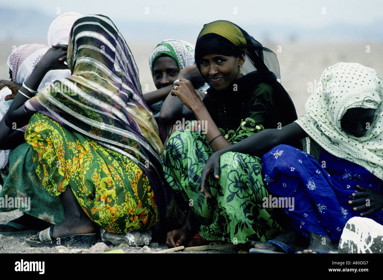 Djibouti, Afars women Stock Photo - Alamy