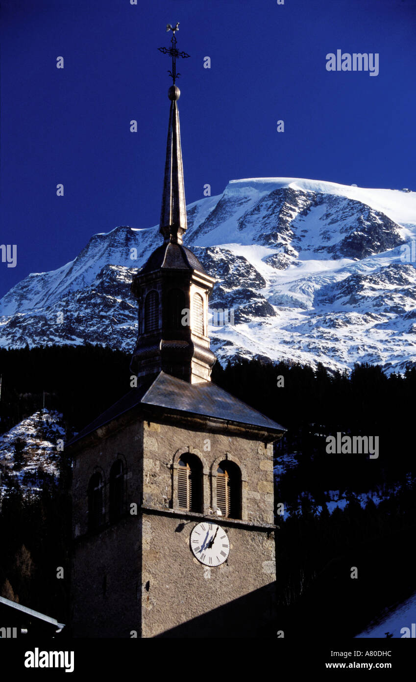 Les contamines village hi-res stock photography and images - Alamy
