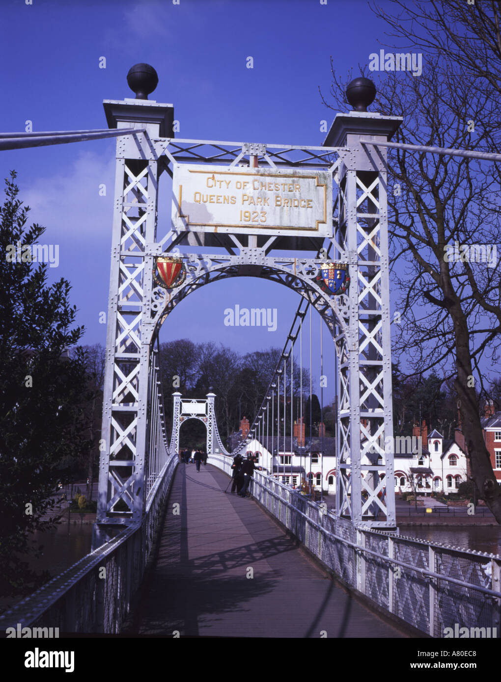 Chester foot bridge hi-res stock photography and images - Alamy