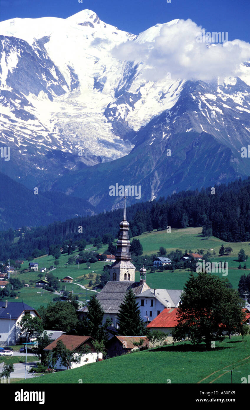 Combloux village hi-res stock photography and images - Alamy