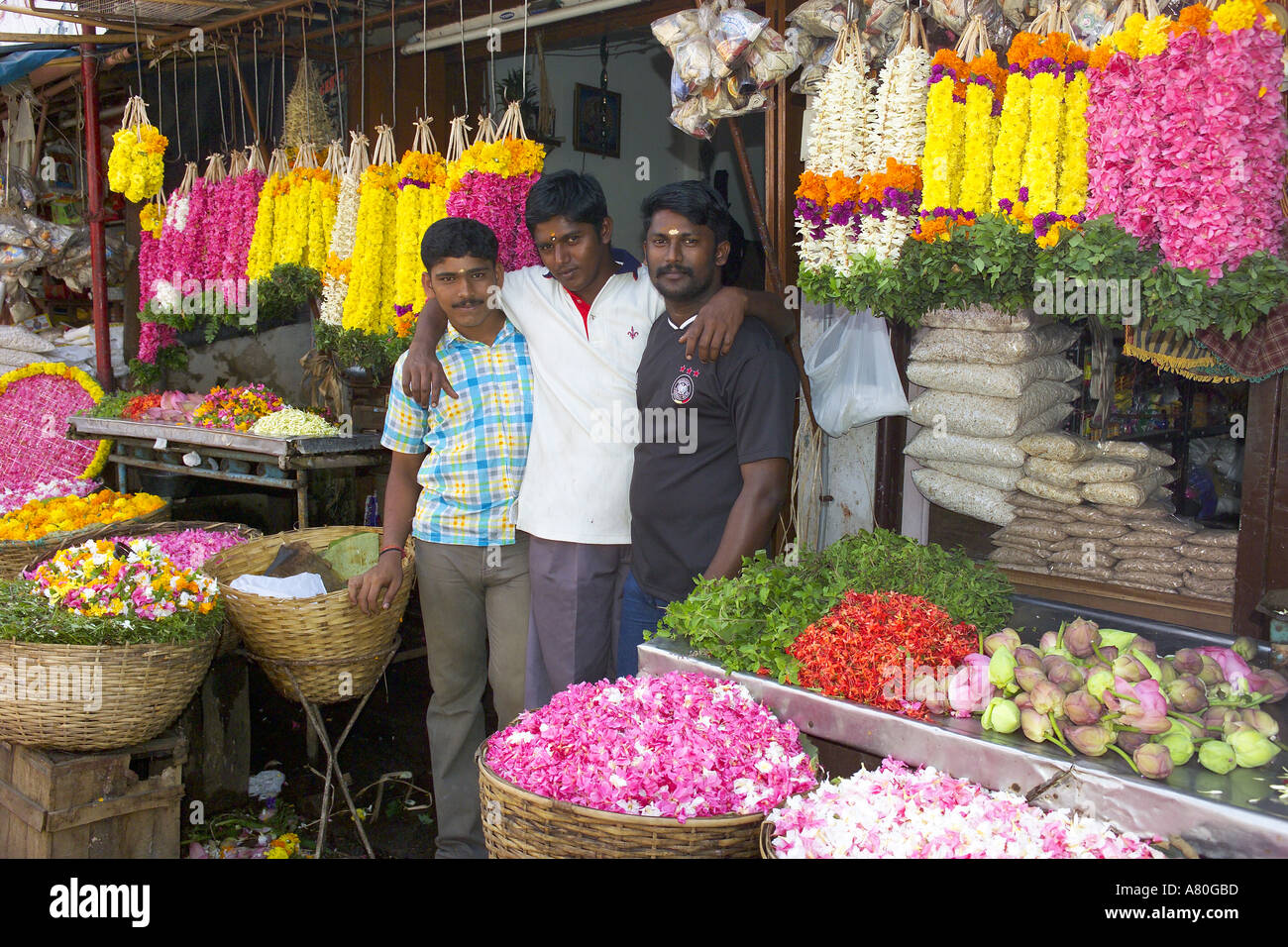 Kerala, Trivandrum, Chalai Bazaar Stock Photo - Alamy