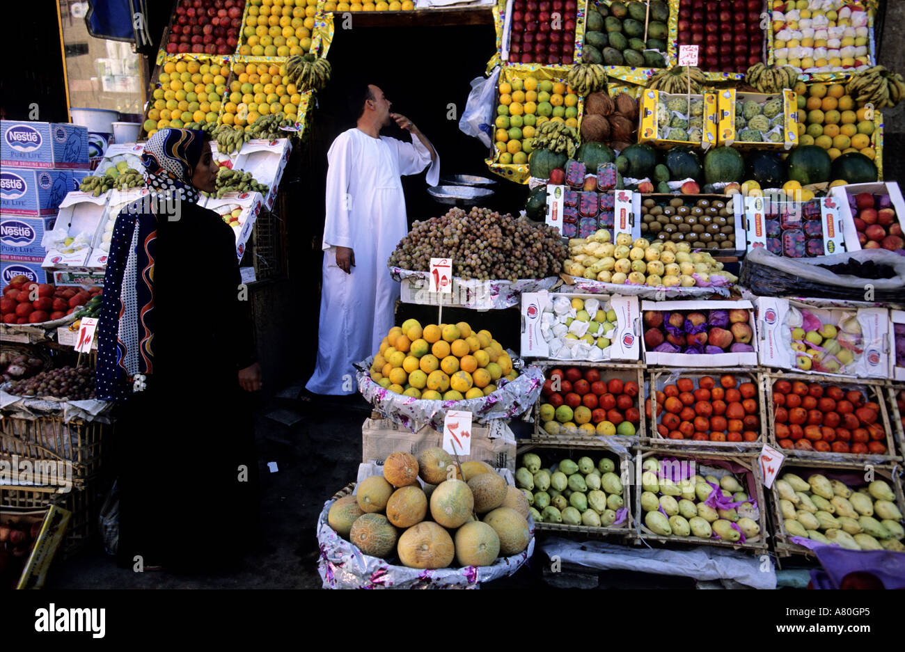 Egypt, Aswan, souk Stock Photo - Alamy
