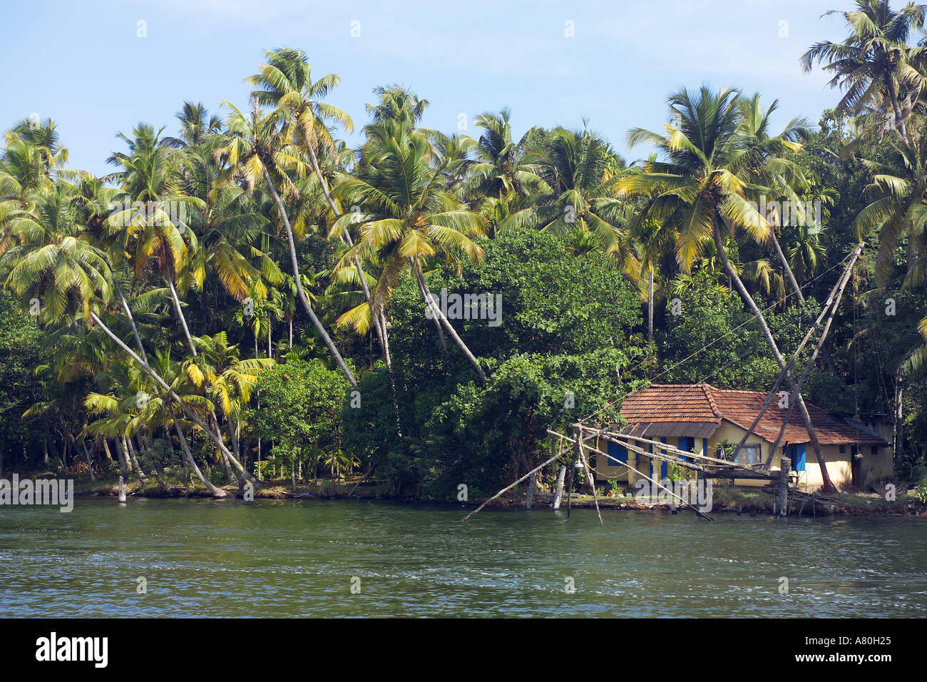 Ashtamudi backwaters hi-res stock photography and images - Alamy