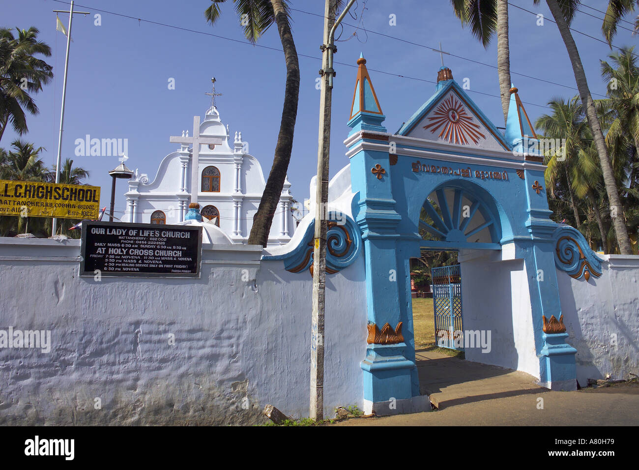 Kerala, Cochin, Holy Cross Church Stock Photo - Alamy