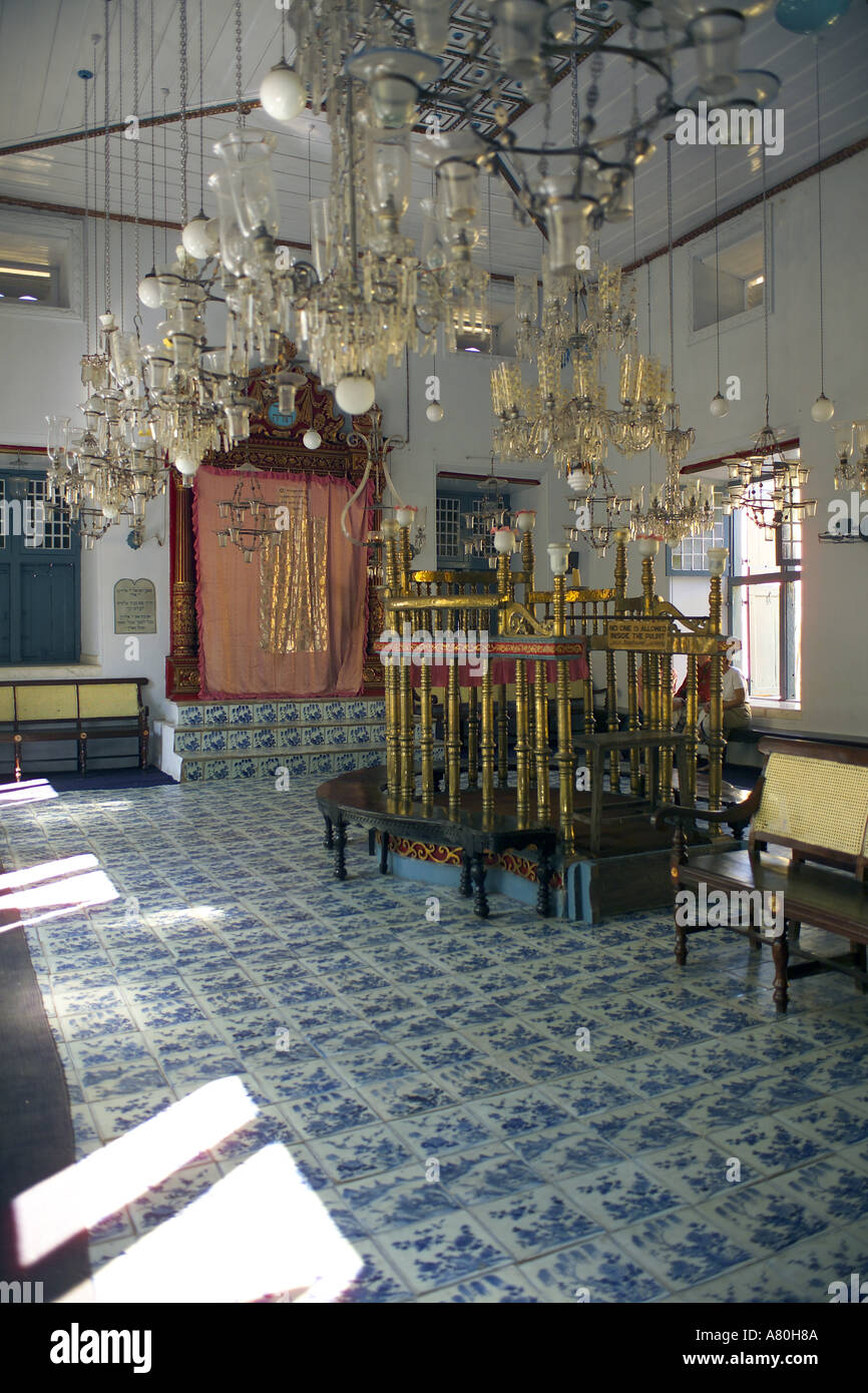 Kerala, Cochin, Jewtown, Synagogue Stock Photo - Alamy