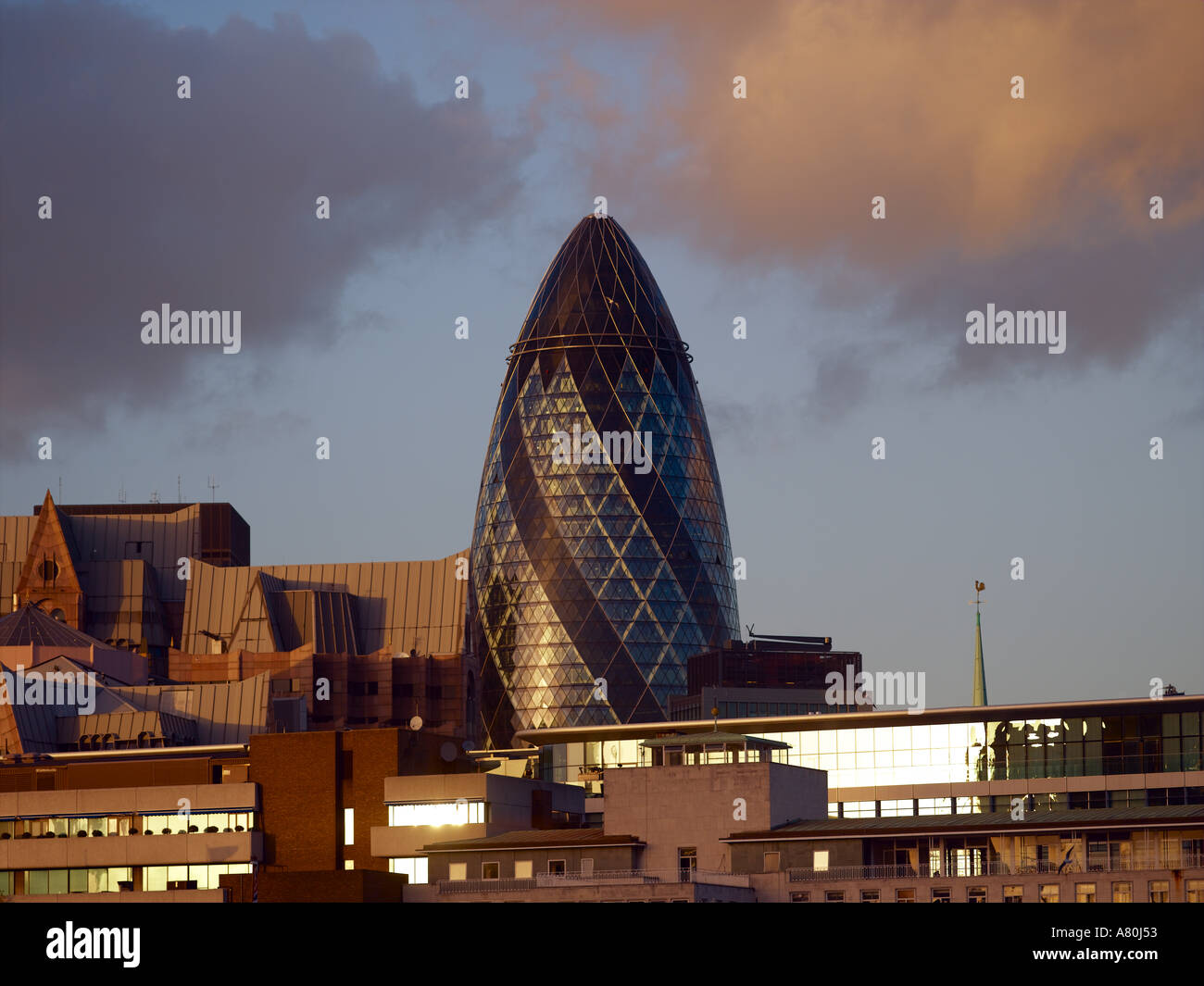 Norman fosters gherkin hi-res stock photography and images - Alamy