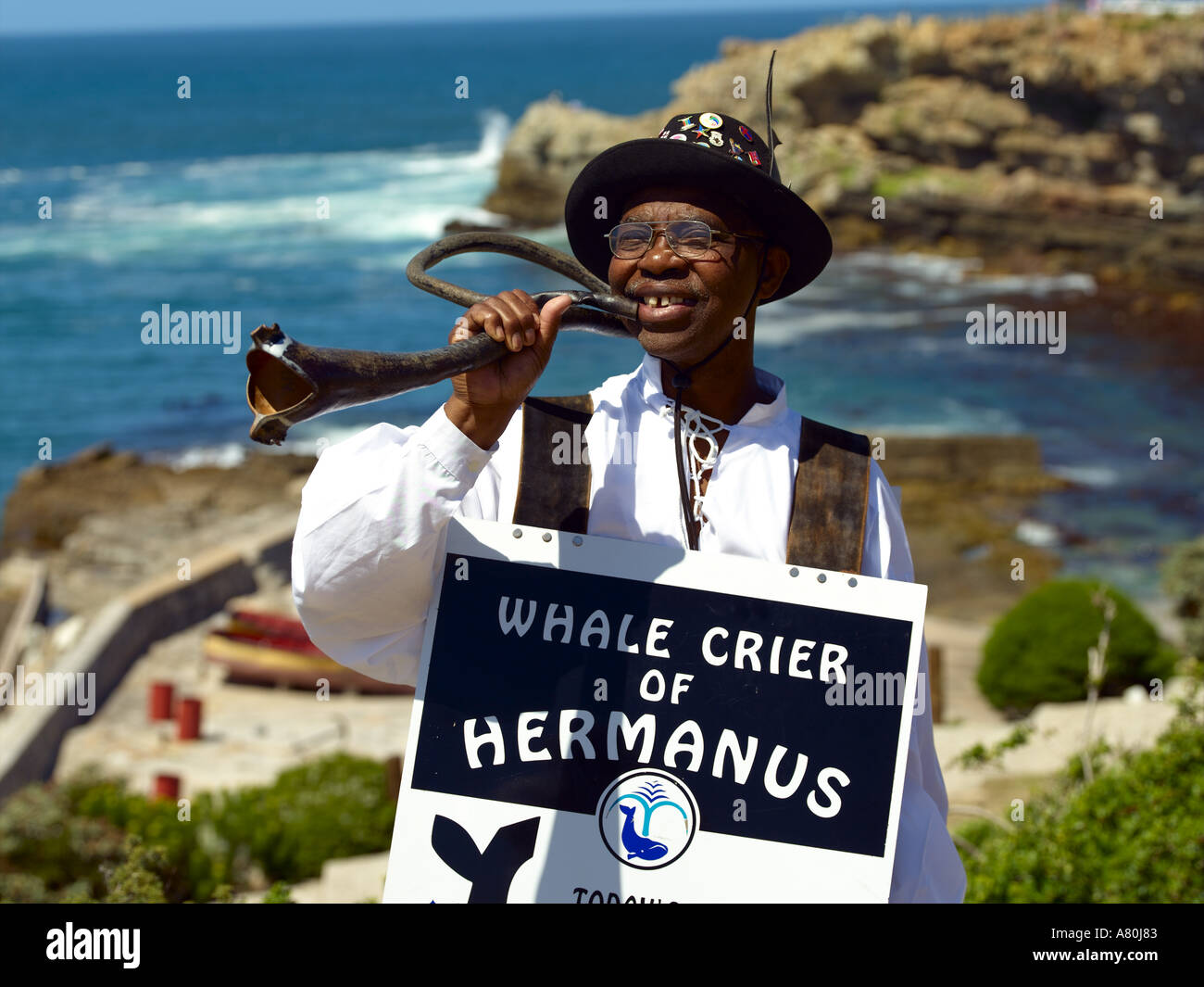 Hermanus whale crier hi-res stock photography and images - Alamy