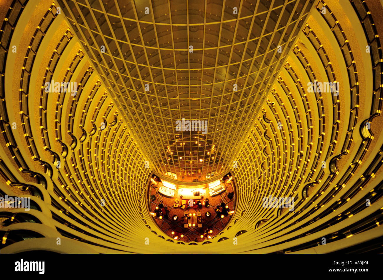 China, Shanghai, Jin Mao Tower, Atrium hall Stock Photo: 6827443 - Alamy