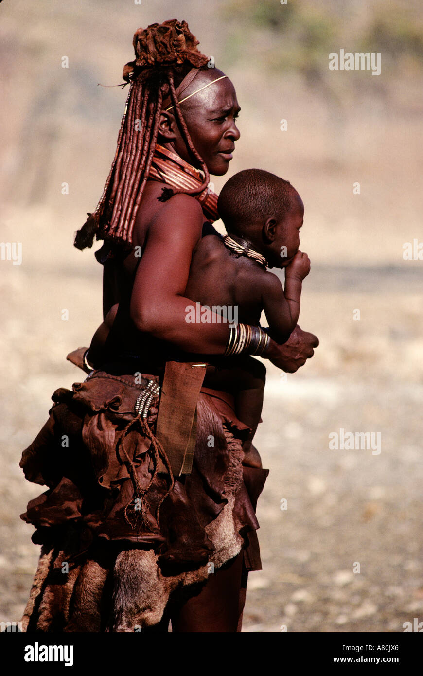 Namibia, woman of Himba ethnic group Stock Photo - Alamy