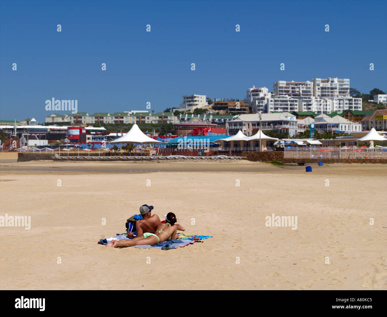 Port Elizabeth, Humewood Beach Stock Photo - Alamy