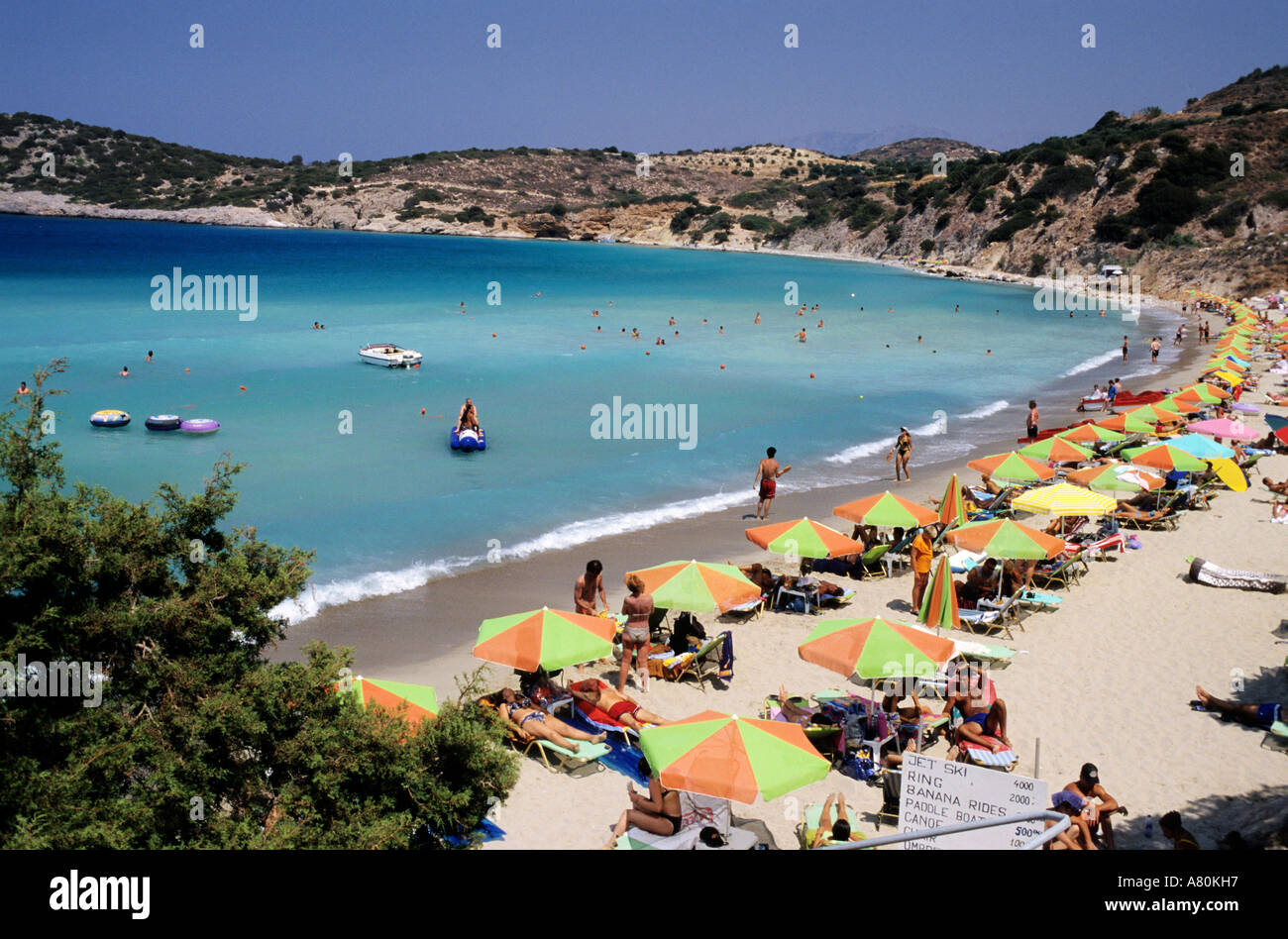 Greece, Crete island, a beach Stock Photo - Alamy