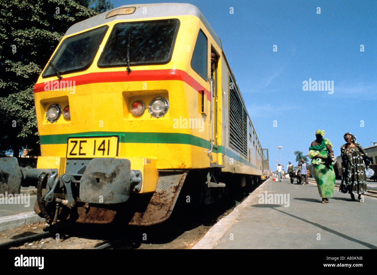 Senegal, train between Dakar and Bamako Stock Photo - Alamy