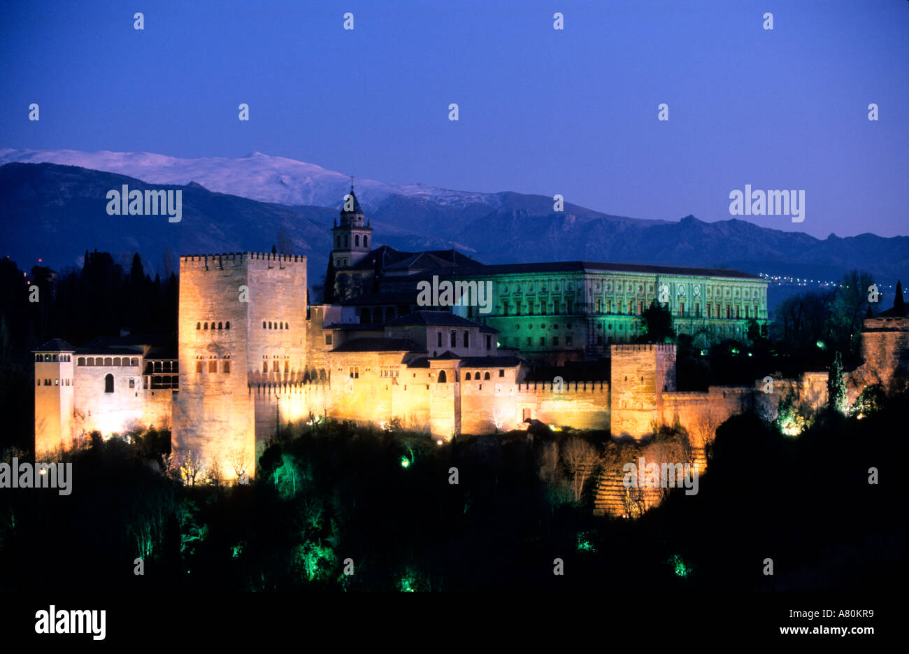 Castle alhambra in granada hi-res stock photography and images - Alamy