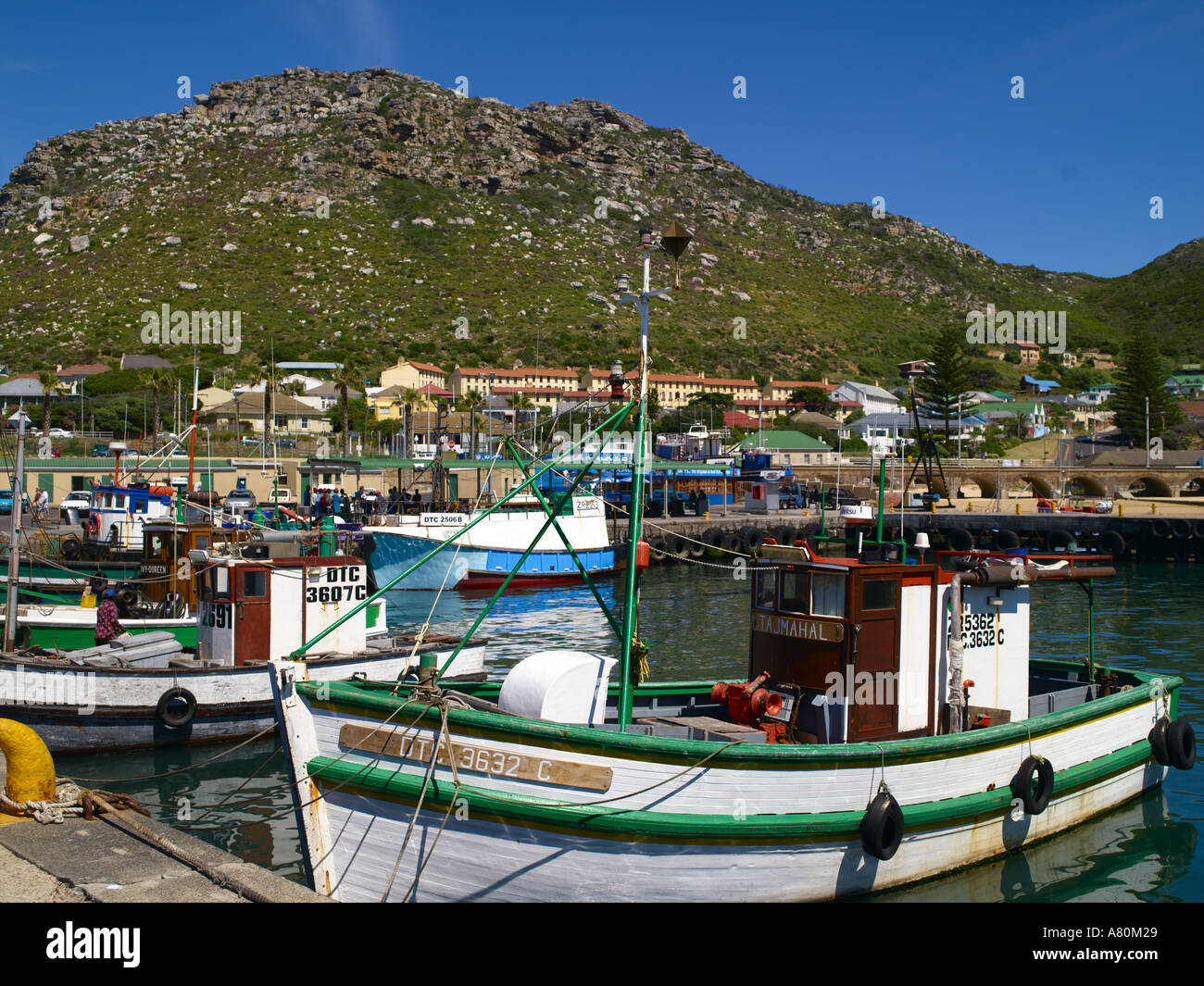 False Bay, Kalk Bay, Harbour Stock Photo - Alamy