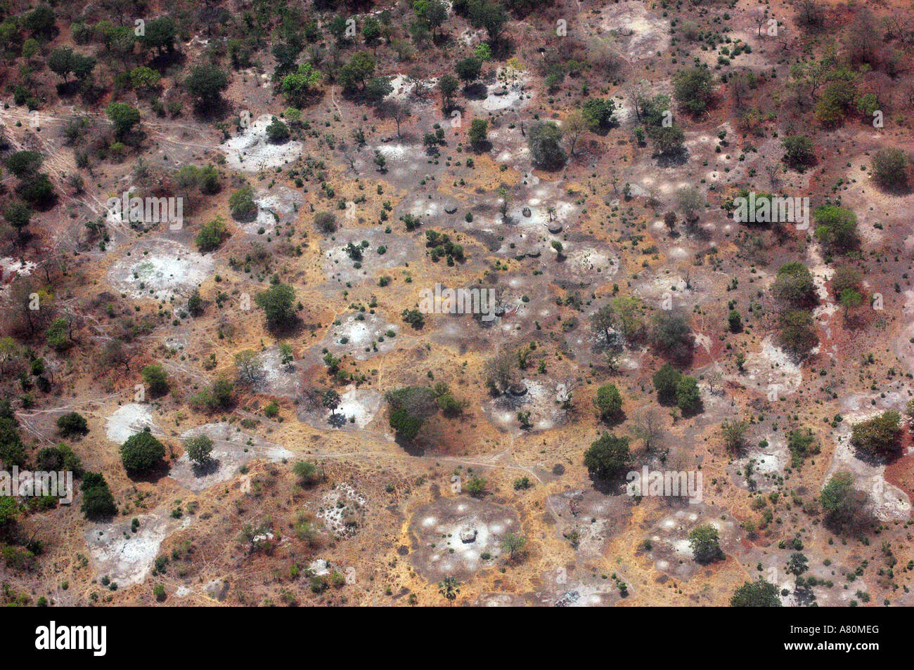 Rumbek South Sudan from the plane Stock Photo - Alamy