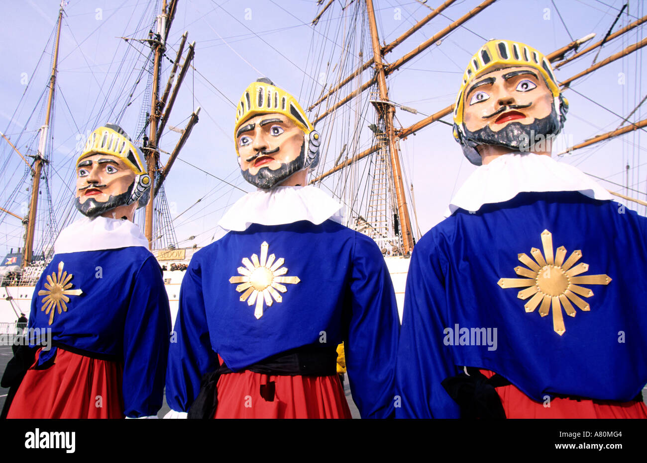 France, Nord, giants of Dunkerque carnival Stock Photo - Alamy