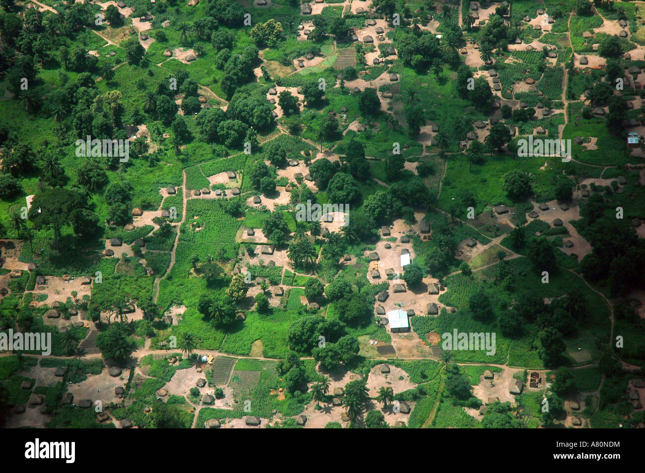 Yambio South Sudan from the plane Stock Photo - Alamy