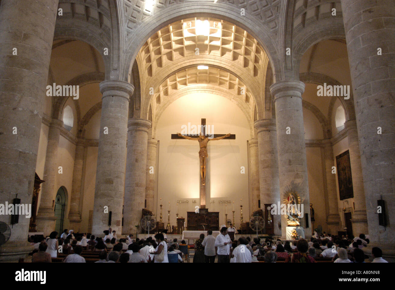 Merida cathedral interior hi-res stock photography and images - Alamy