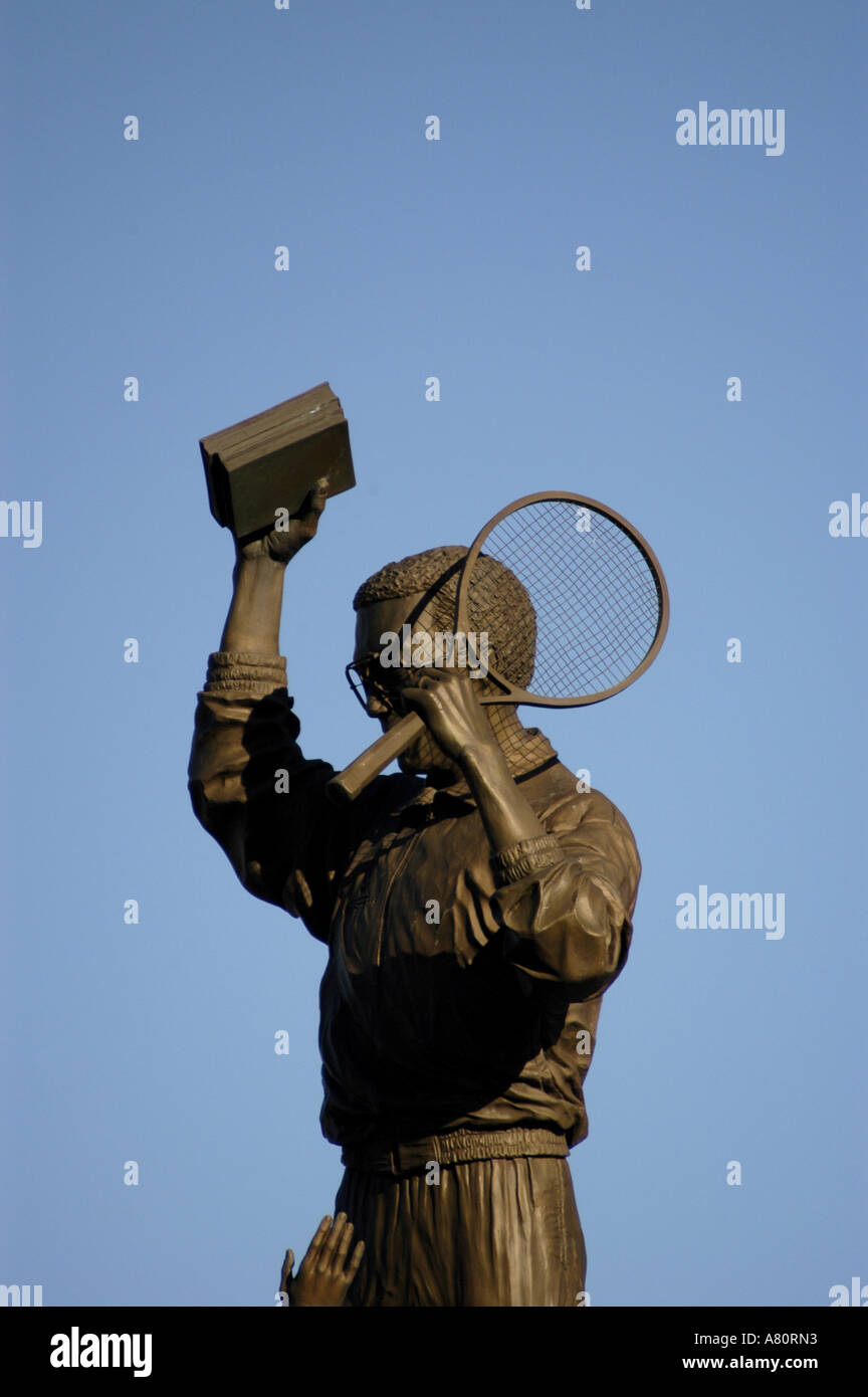 Arthur ashe statue hi-res stock photography and images - Alamy