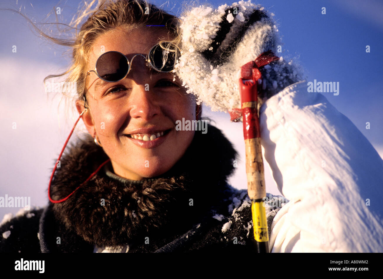 France, Haute Savoie, tourist at Morzine ski resort (Model Release OK ...