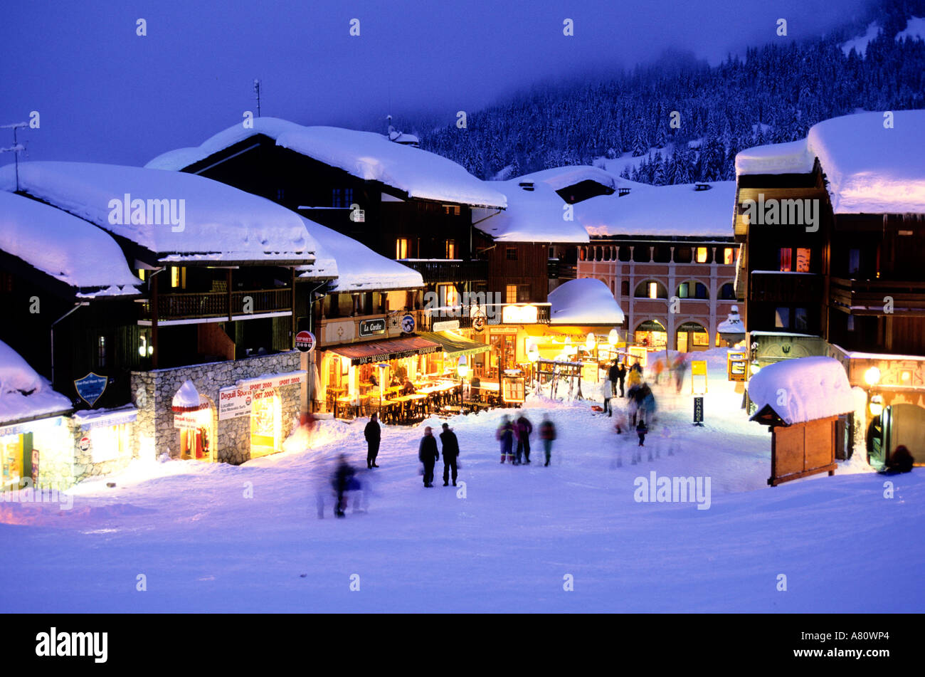 Valmorel ski resort hi-res stock photography and images - Alamy