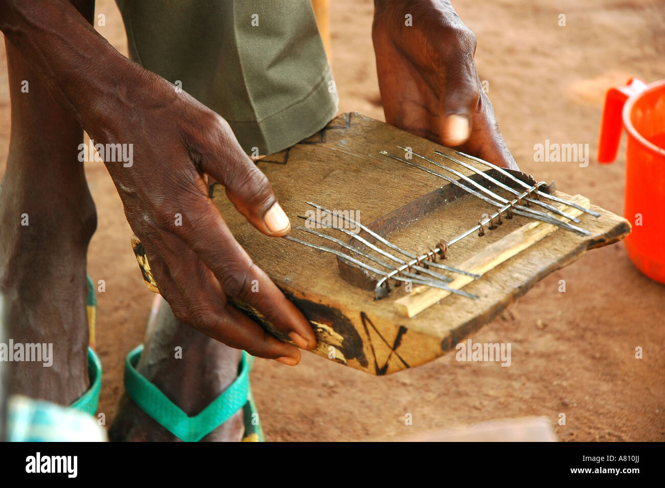 Mbira or thumb piano, a traditional African instrument Stock Photo - Alamy