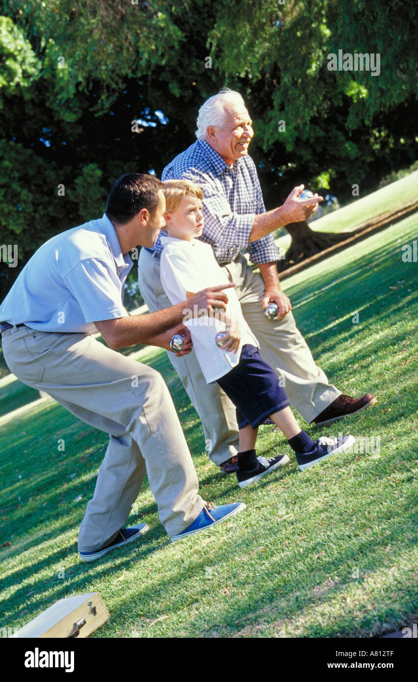 Playing boccia hi-res stock photography and images - Alamy