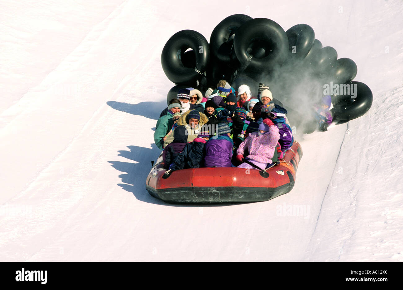 Snow rafting quebec hi-res stock photography and images - Alamy