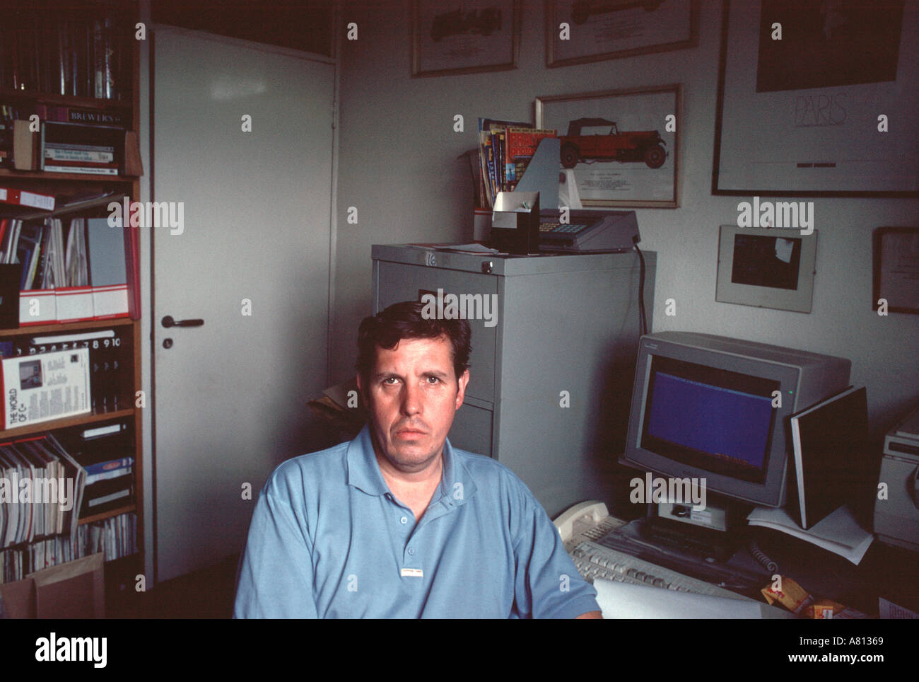 1980s worker hi-res stock photography and images - Alamy