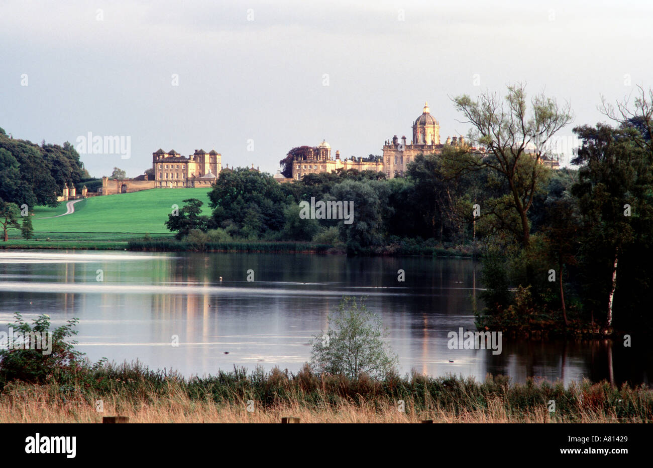 Yorkshire howardian hills castle hi-res stock photography and images ...