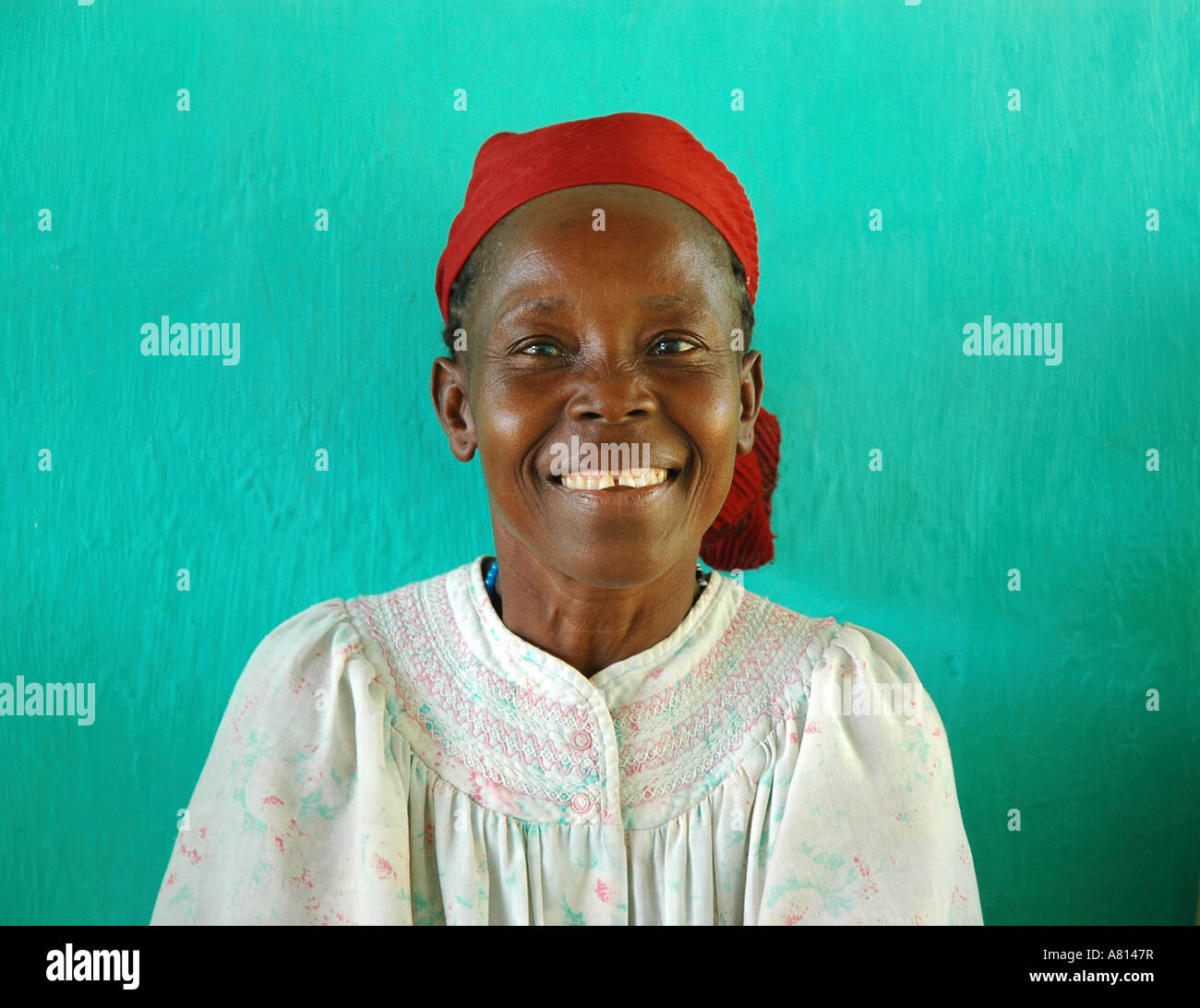 Old lady with head scarf Stock Photo - Alamy