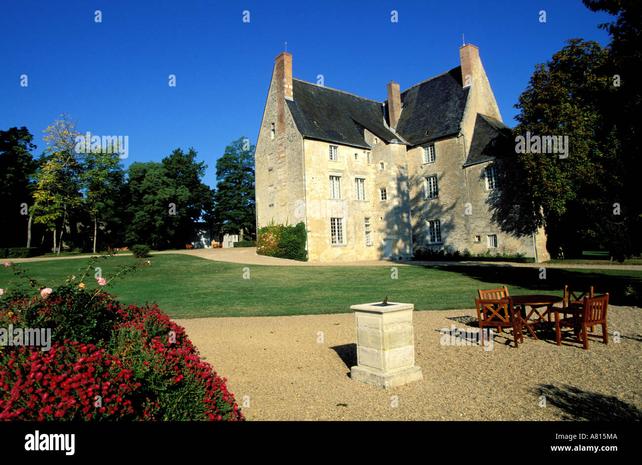 Sache castle de balzac loire museum sache hi-res stock photography and ...