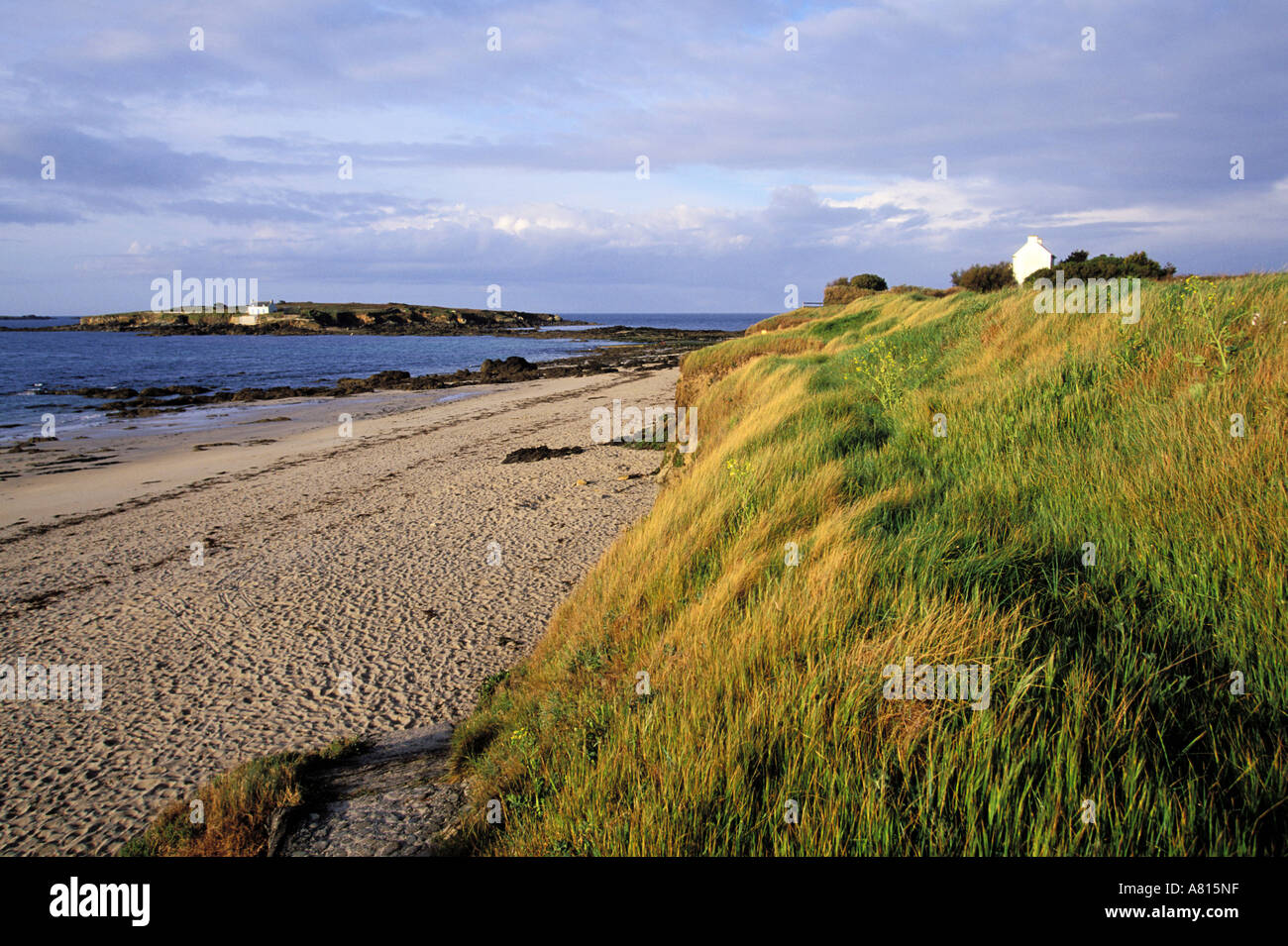 France, Finistere, Raguenez island, Nevez, Raguenez beach Stock Photo ...