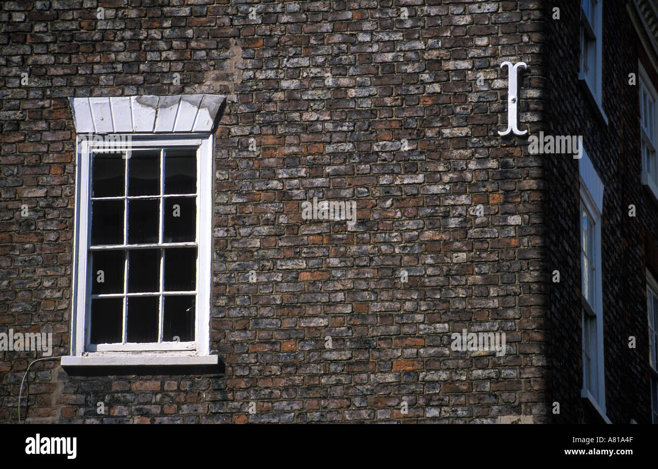 Georgian Window Detail on Grape Lane York Stock Photo - Alamy