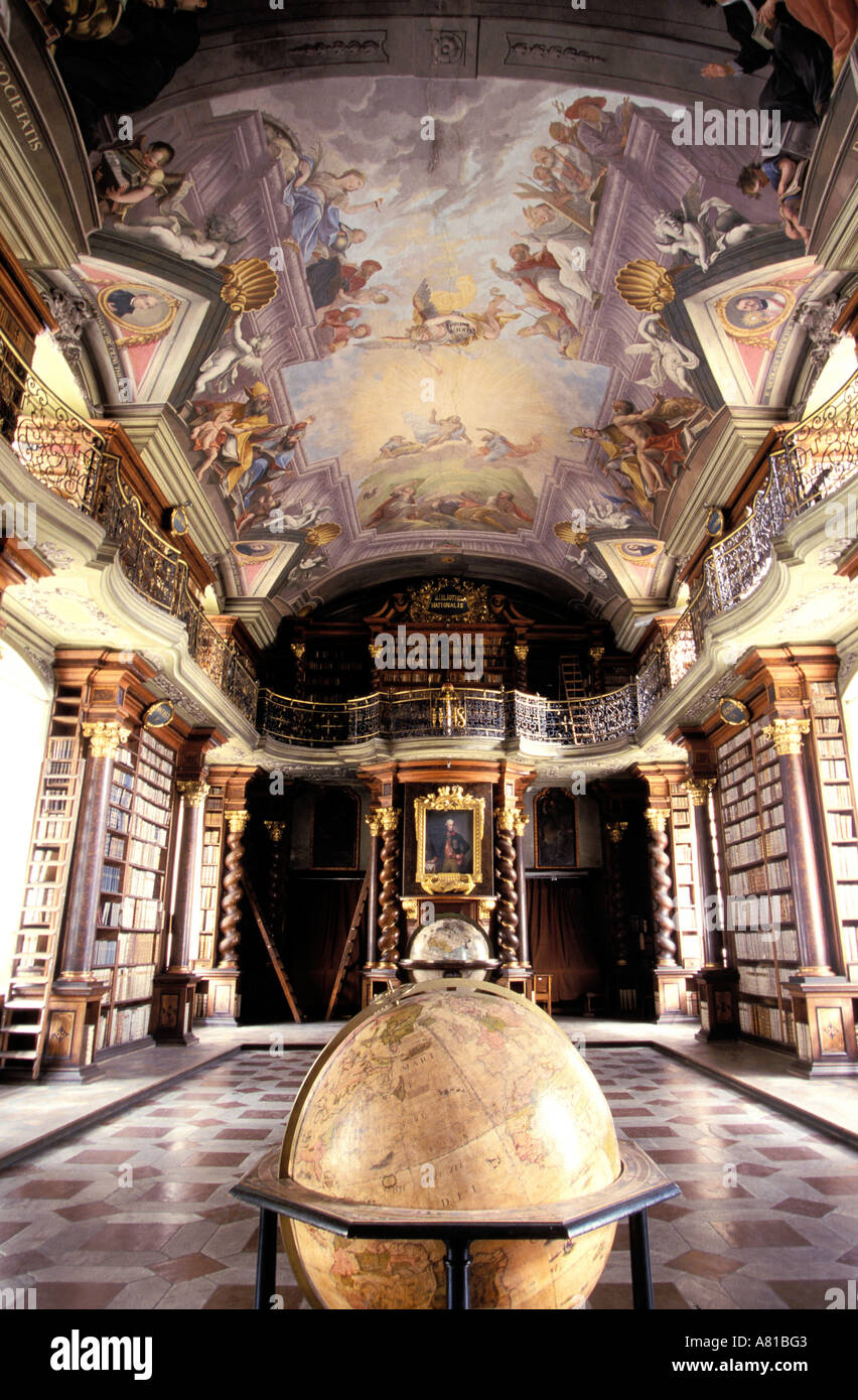 Czech Republic, Prague, Stare Mesto, Clementinum library Stock Photo ...