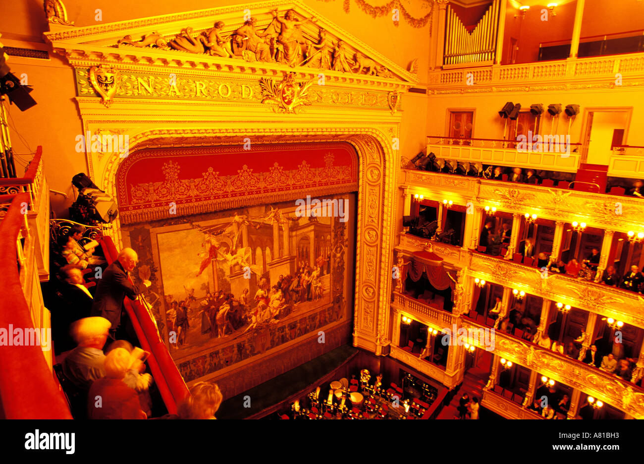 The national theatre, prague hi-res stock photography and images - Alamy