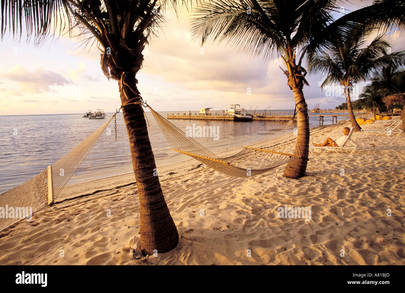 Cayman Islands, Little Cayman, sunrise on the Little Cayman Beach ...